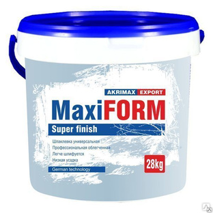 Шпатлевка многофункциональная акриловая MaxiFORM, 28 кг купить за 2 298 ...