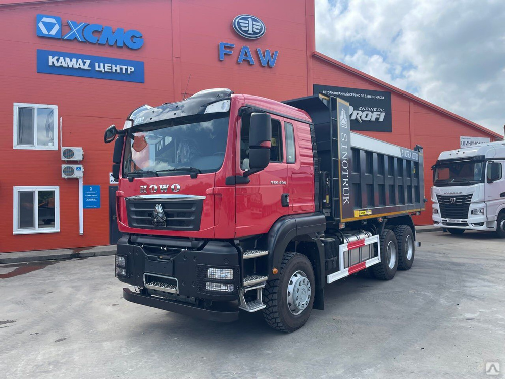 Самосвал Howo T5G 8х4 35 м3 440 л.с. синхронизированная КПП, кузов П ...