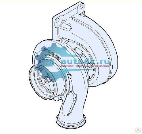 Турбина New Holland, Case IH, Cursor 9. HX40, 504129817 купить в ...